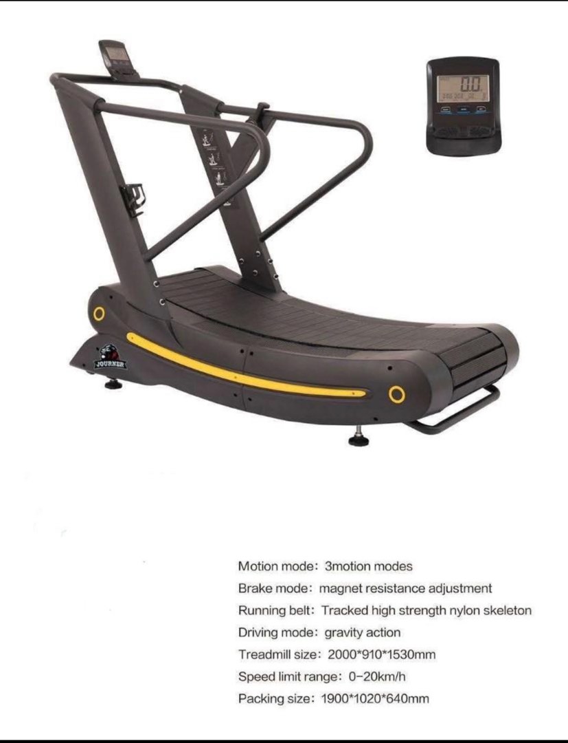 Air Runner Non Motorised Curved Treadmill, Announcements on Carousell