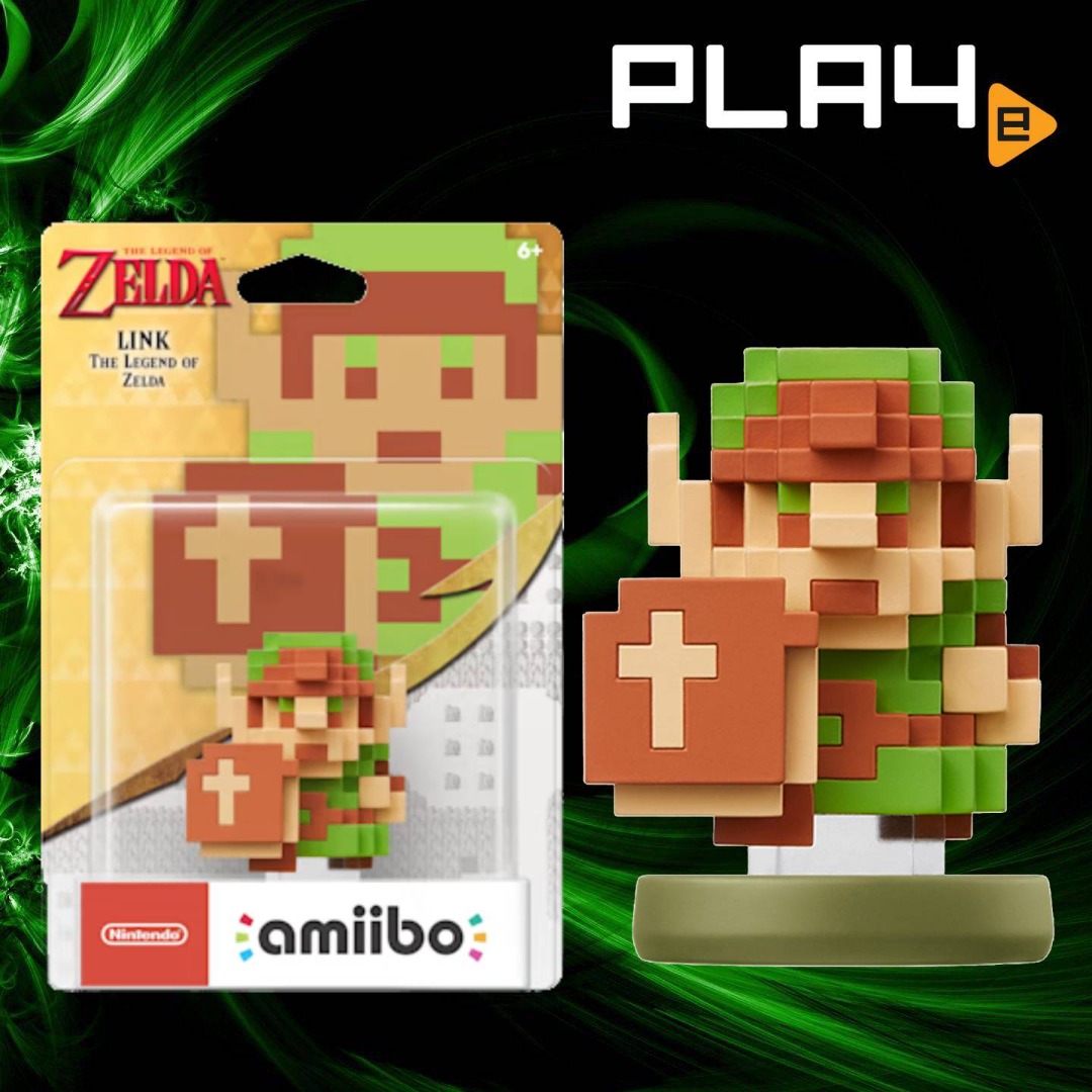 Amiibo The Legend of Zelda Link 8-Bit (7009353) Brand New, Video Gaming ...