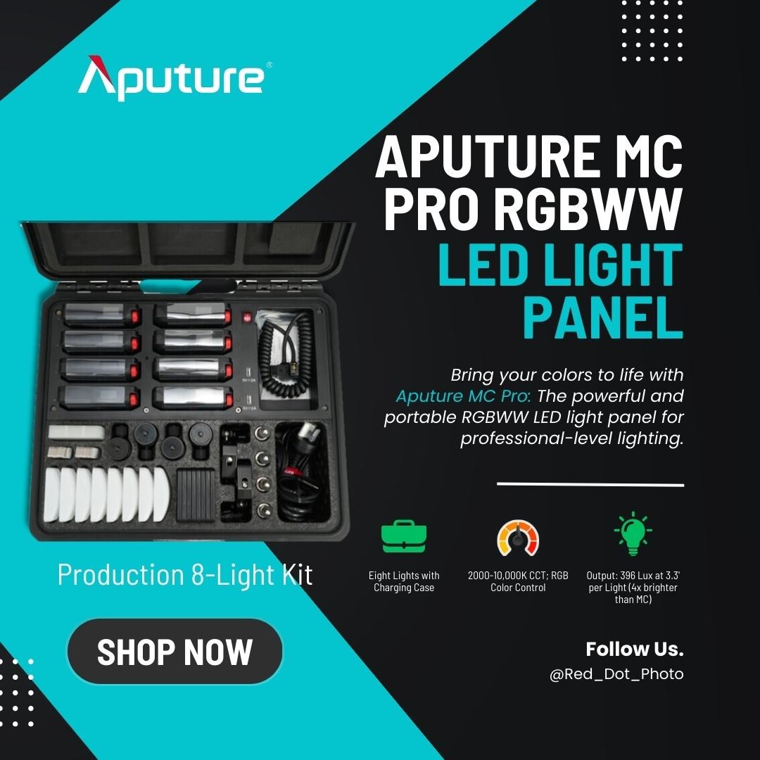 Aputure MC Pro RGBWW LED Light Panel for Content Creators Videographers ...