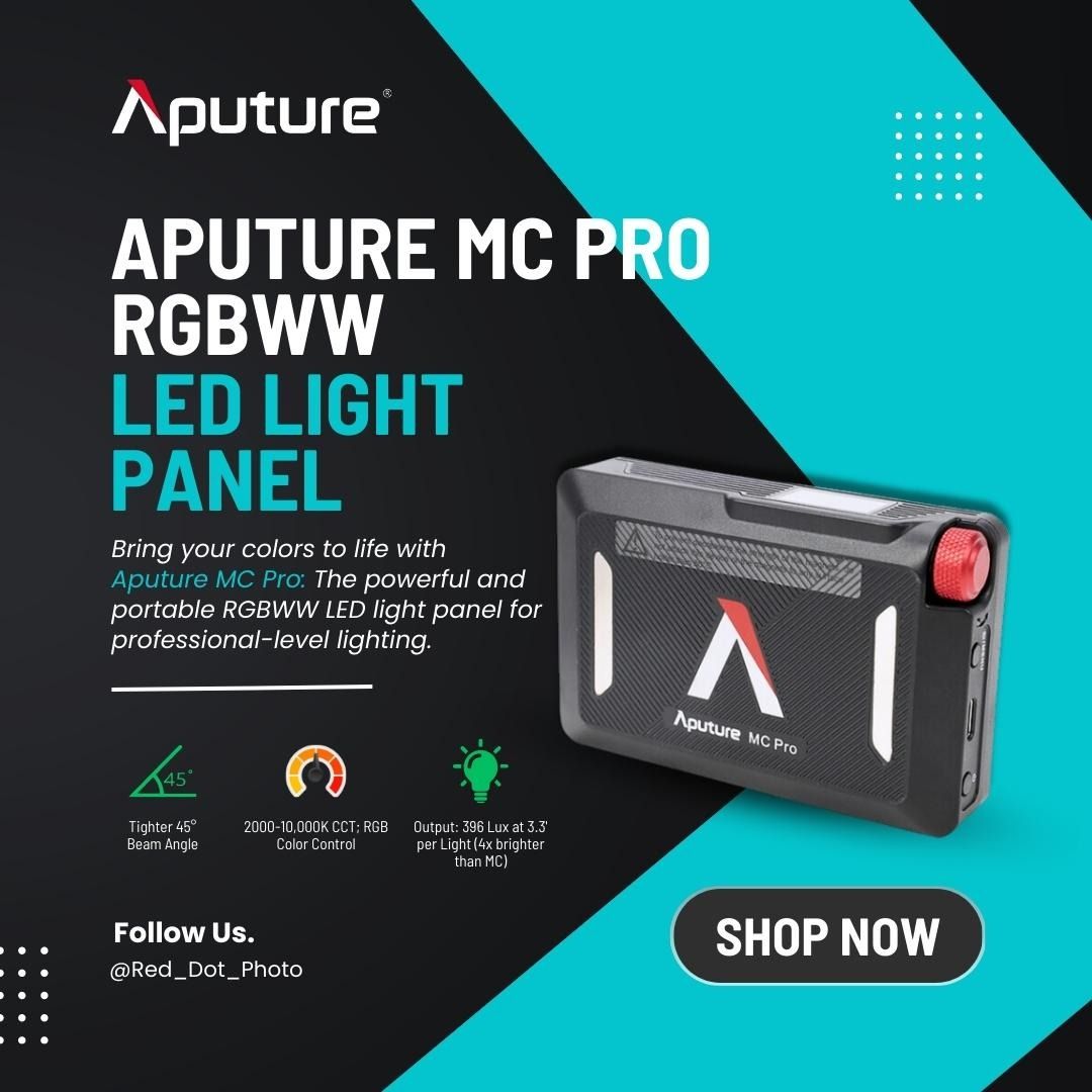 Aputure MC Pro RGBWW LED Light Panel for Content Creators Videographers ...