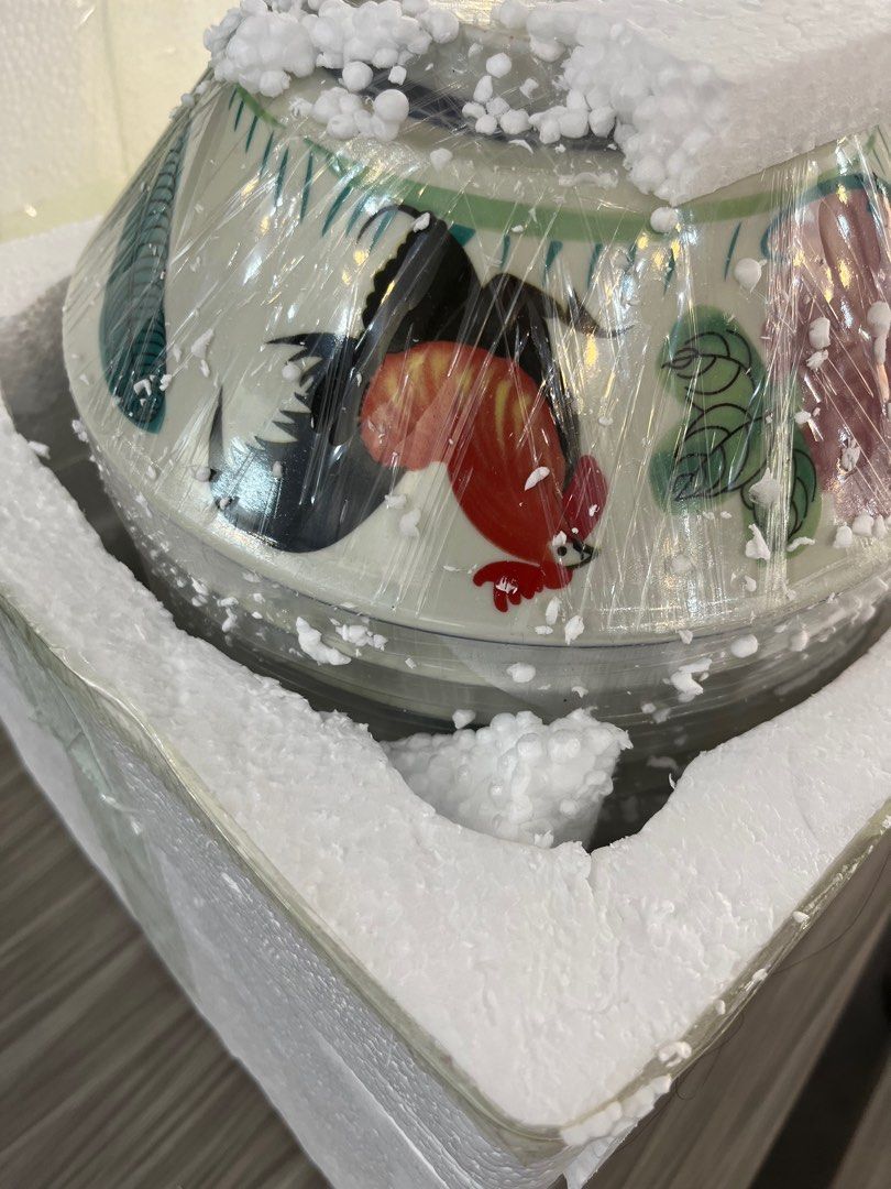 Authentic 8 inch wide Chicken bowl, Furniture & Home Living ...