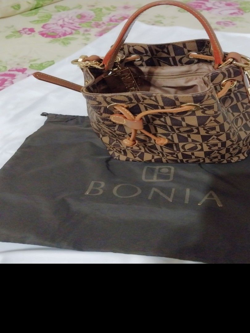 Authentic Bonia mini bucket bag, Men's Fashion, Bags, Sling Bags on ...