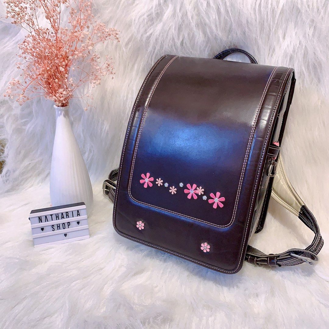 Authentic RARA randoseru backpack leather bag, Women's Fashion, Bags ...