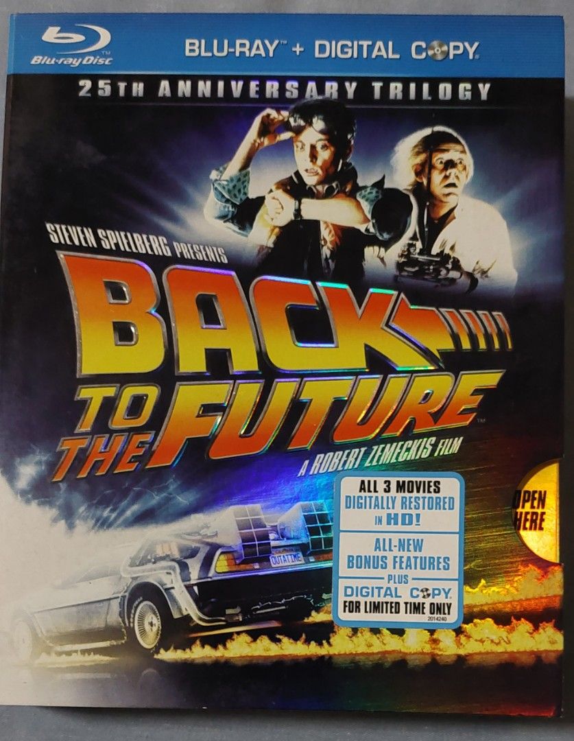 Back to the future trilogy blu ray, Hobbies & Toys, Music & Media, CDs ...