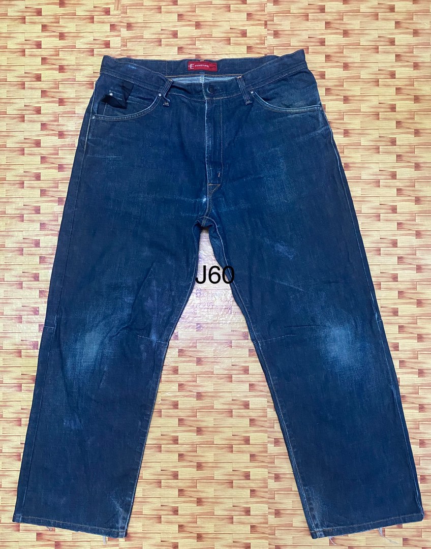 Baggy Edwin E Function Jeans, Men's Fashion, Bottoms, Jeans on Carousell