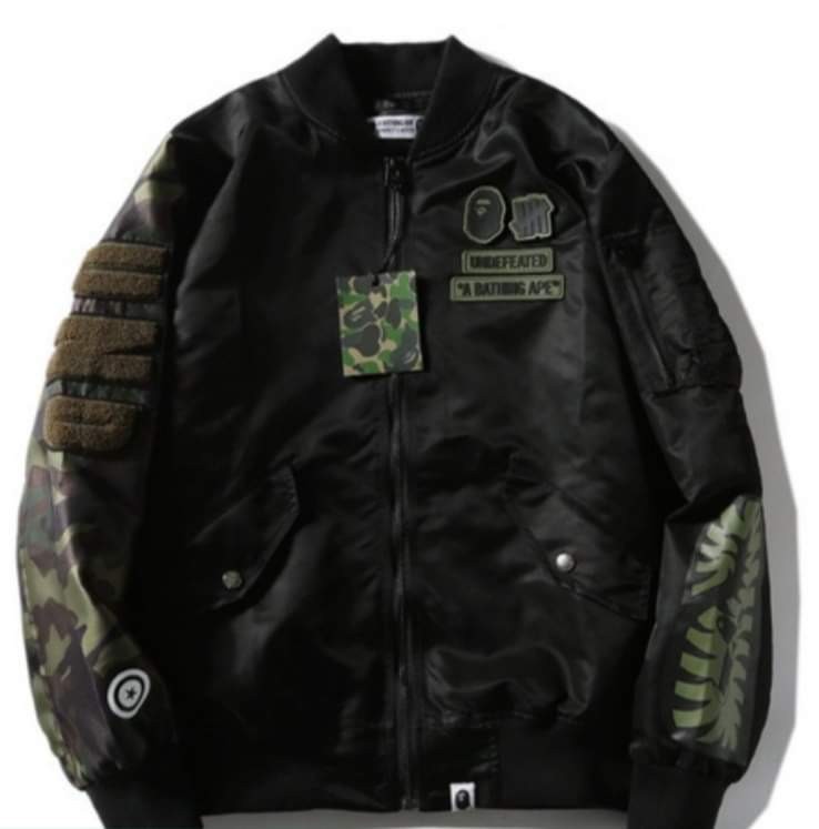 BAPE X UNDEFEATED VARSITY JACKET, Men's Fashion, Coats, Jackets and ...