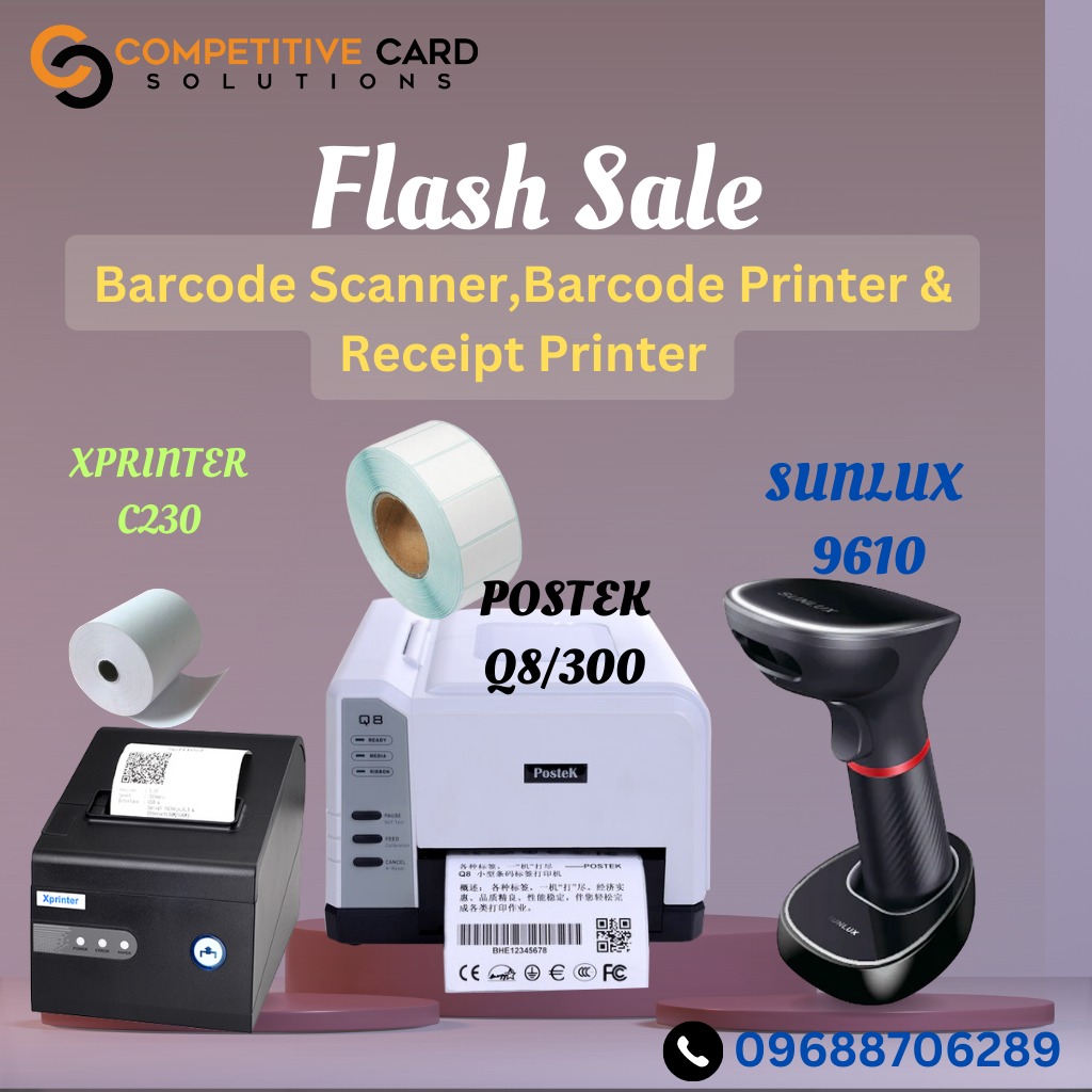 Barcode Printer, Barcode Scanner & Receipt Printer, Computers & Tech ...