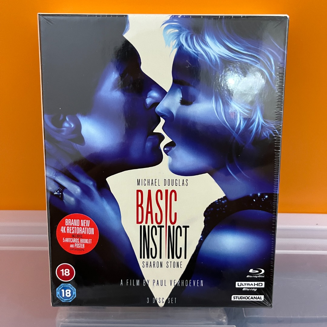Basic Instinct 4K Blu-ray, 興趣及遊戲, 音樂、樂器 & 配件, 音樂與媒體 - CD 及 DVD - Carousell