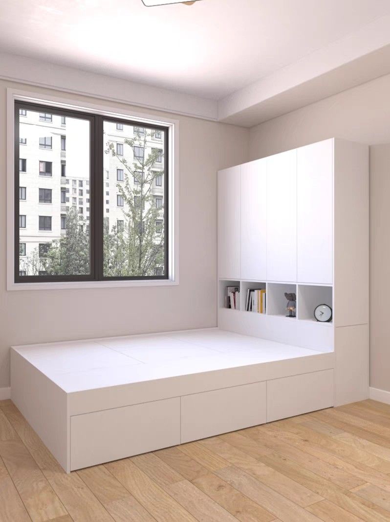 Custom tatami Bed/cabinet set, Furniture & Home Living, Furniture, Bed ...