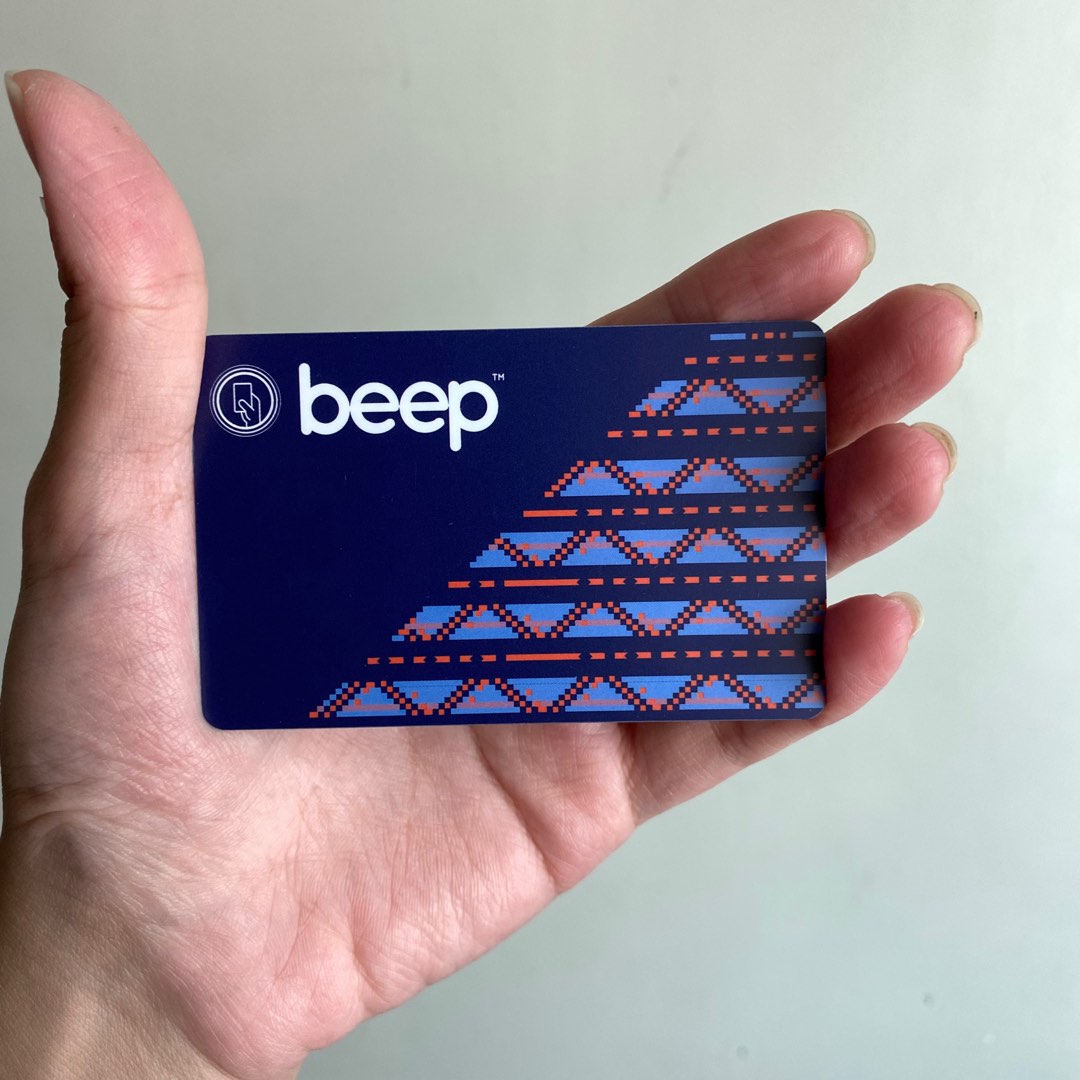 Beep card with 100 pesos worth load, Tickets & Vouchers, Local ...