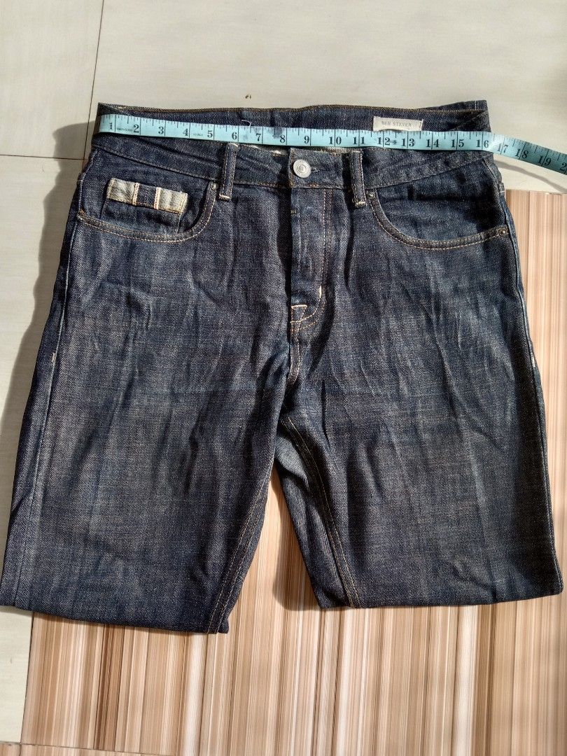 Ben Steven Selvedge jeans, Men's Fashion, Bottoms, Jeans on Carousell