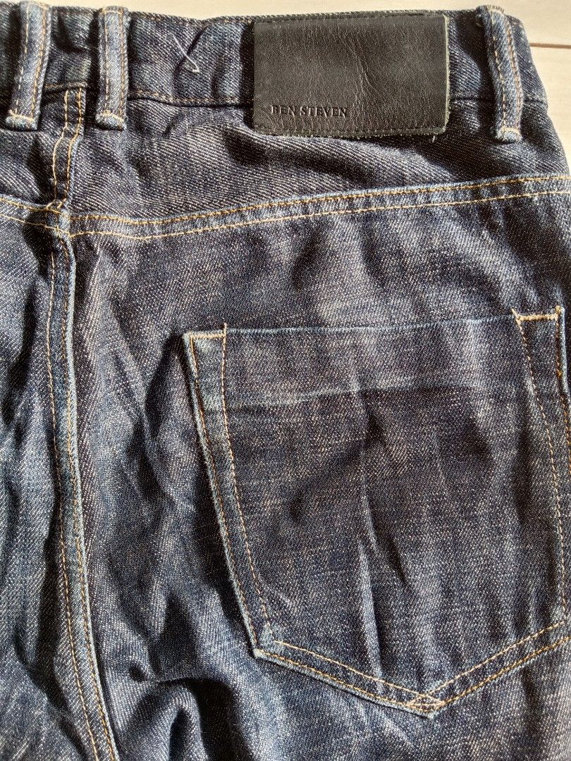 Ben Steven Selvedge jeans, Men's Fashion, Bottoms, Jeans on Carousell