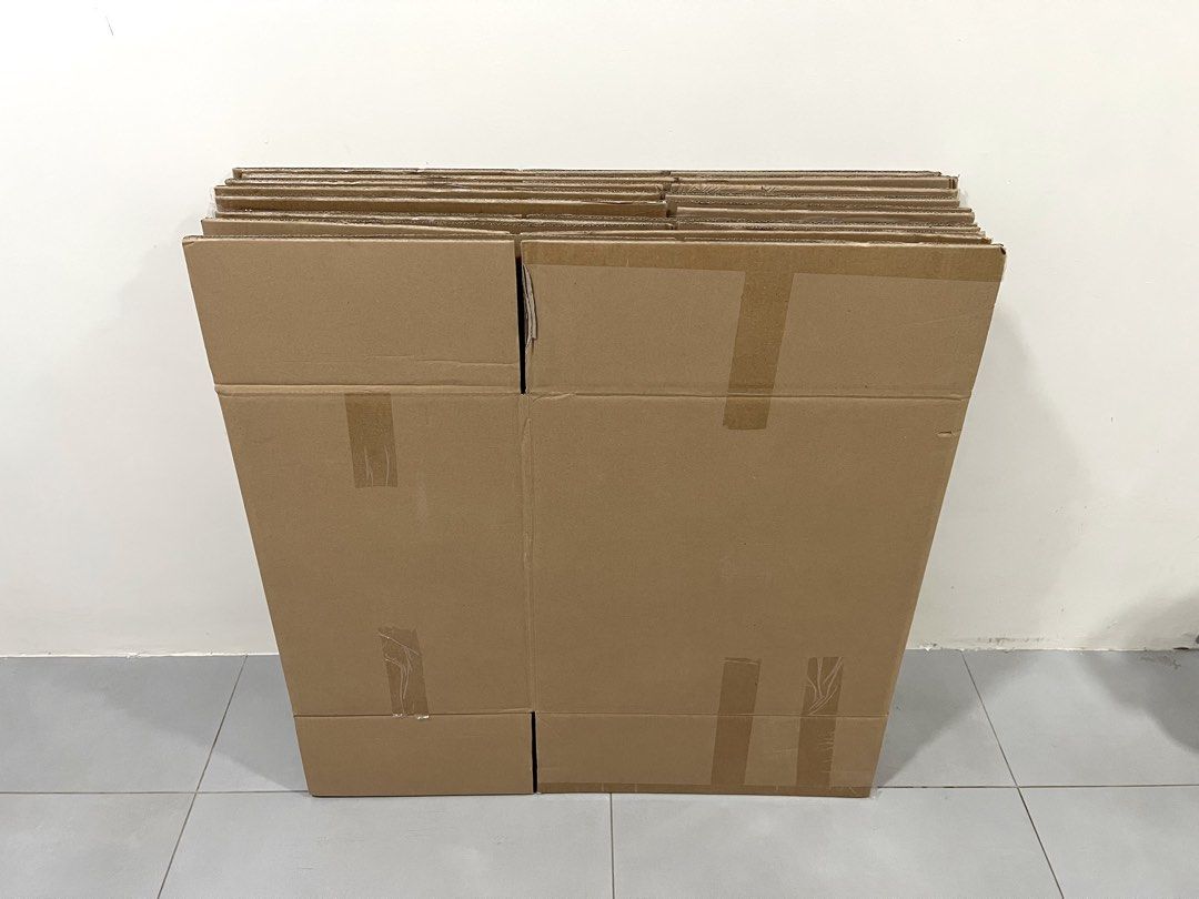 Big thick Carton boxes Double Wall (8 left), Furniture & Home Living ...