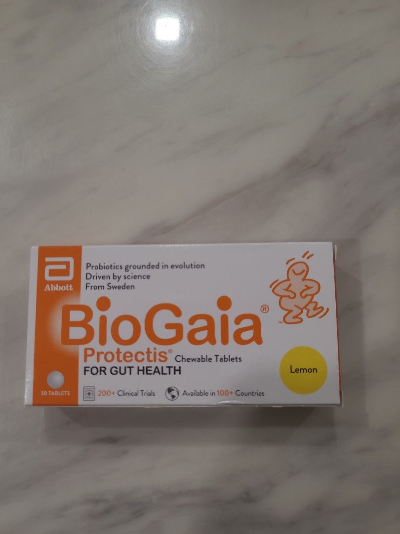 Biogaia protectis chewable tablets, Health & Nutrition, Health ...