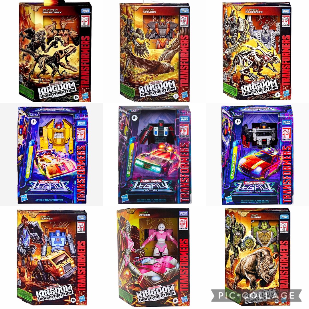 BNIB Hasbro Transformers Legacy Dragstrip, Dead End, Wild Rider ...