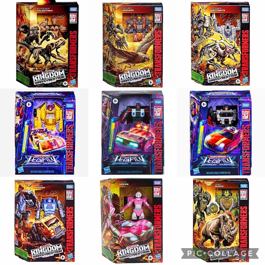 BNIB Hasbro Transformers Legacy Dragstrip, Dead End, Wild Rider ...