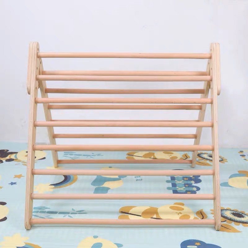 BNIB Montessori JUMBO Wooden Pikler Triangle with Ramp Playground with ...