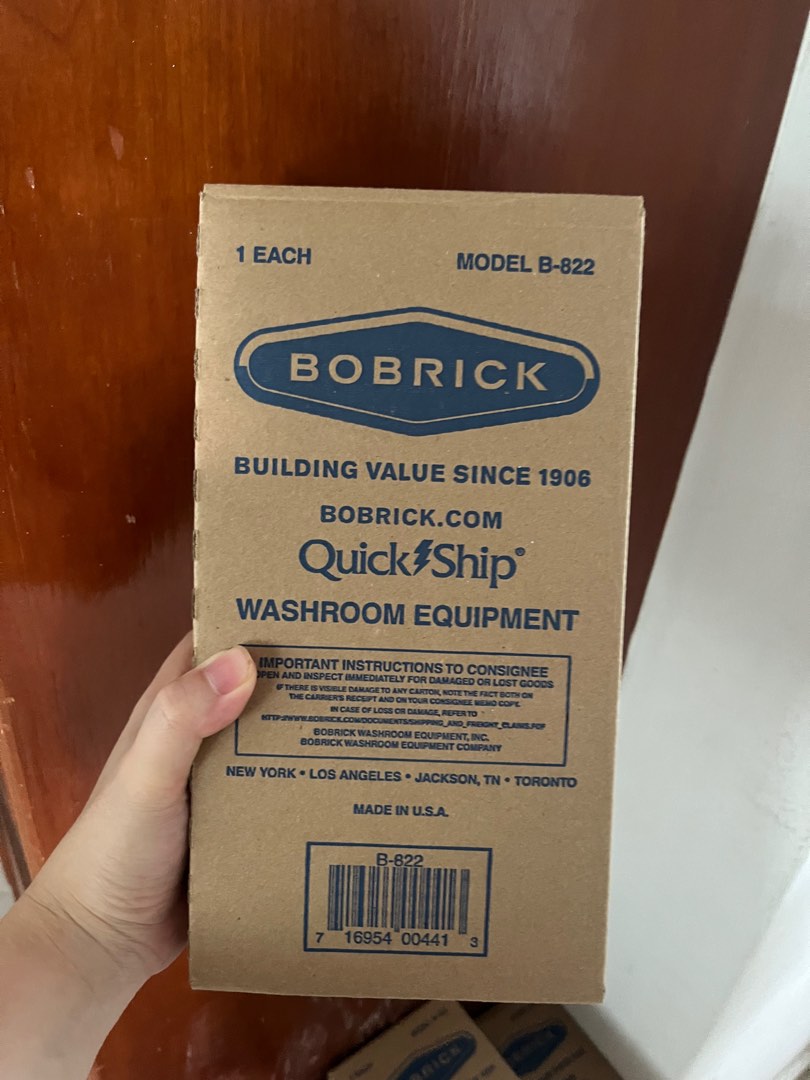 Bobrick washroom equipment, Furniture & Home Living, Home Improvement ...