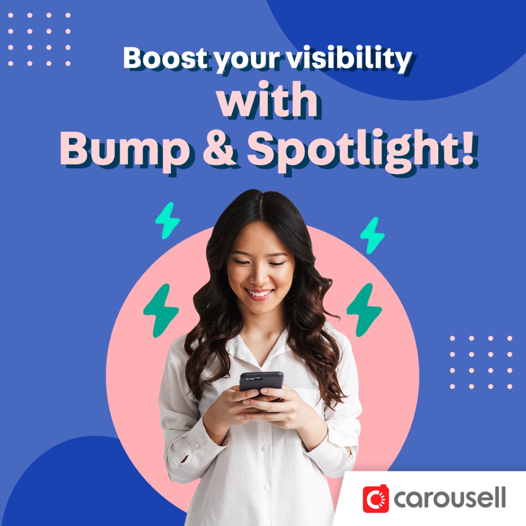 Boost your visibility with Bump & Spotlight, Announcements on Carousell
