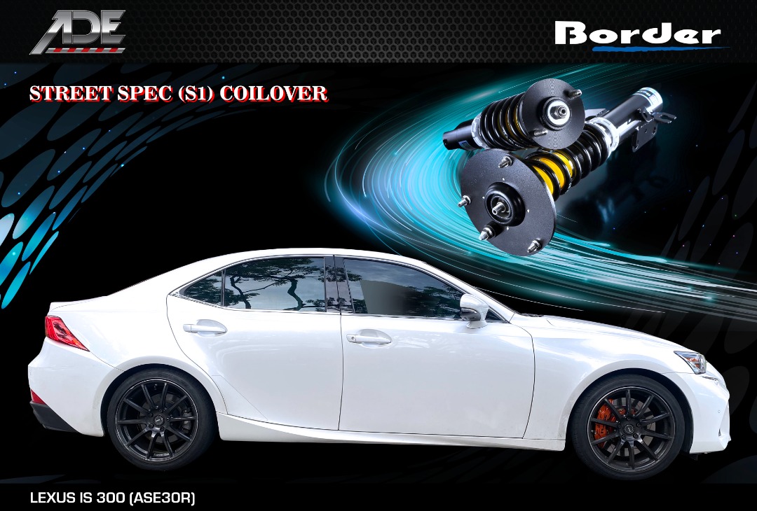 BORDER STREET SPEC (S1) COILOVER ON LEXUS IS 300 (ASE30R), Car ...
