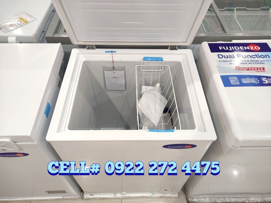 Brand New Fujidenzo Chest Freezer Solid Top Dual Function Non Inverter, TV & Home Appliances ...