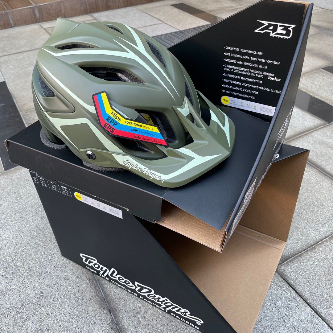 BRAND NEW! Troy Lee Design A3 MIPS helmet - Medium/Large - 56/59 - Jade ...