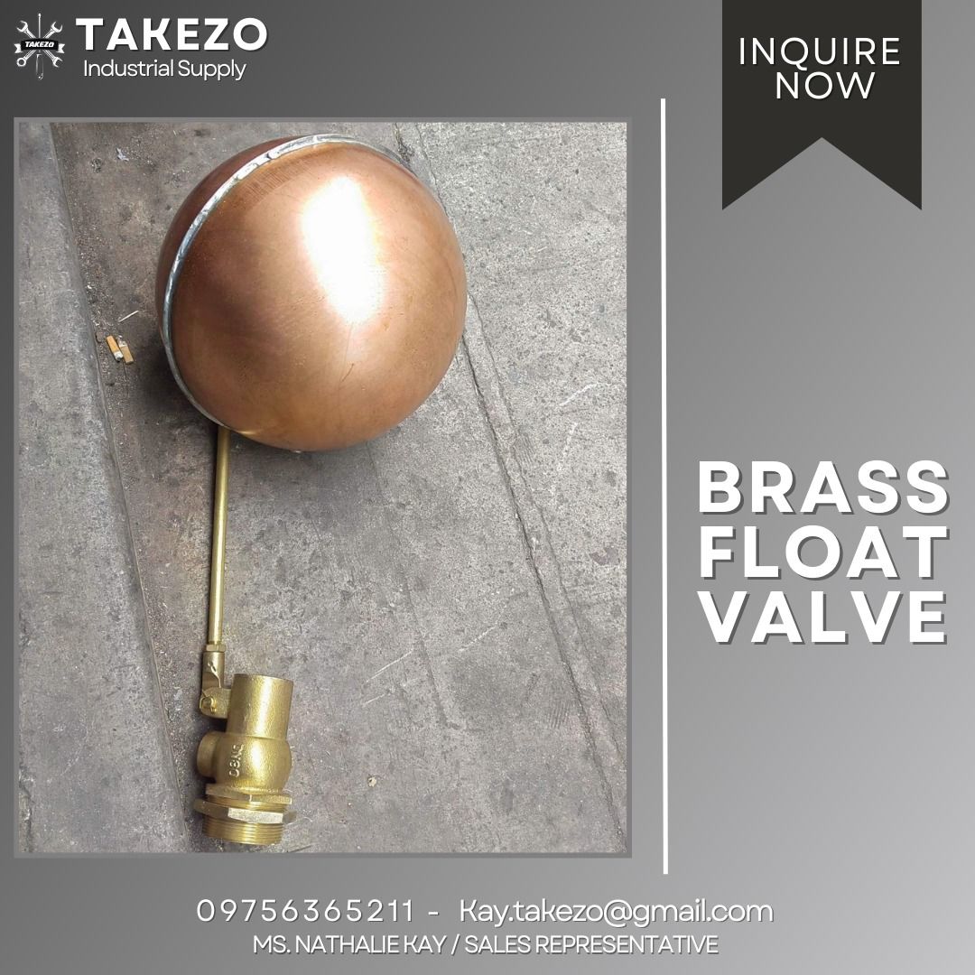 BRASS FLOAT VALVE, Commercial & Industrial, Industrial Equipment on Carousell