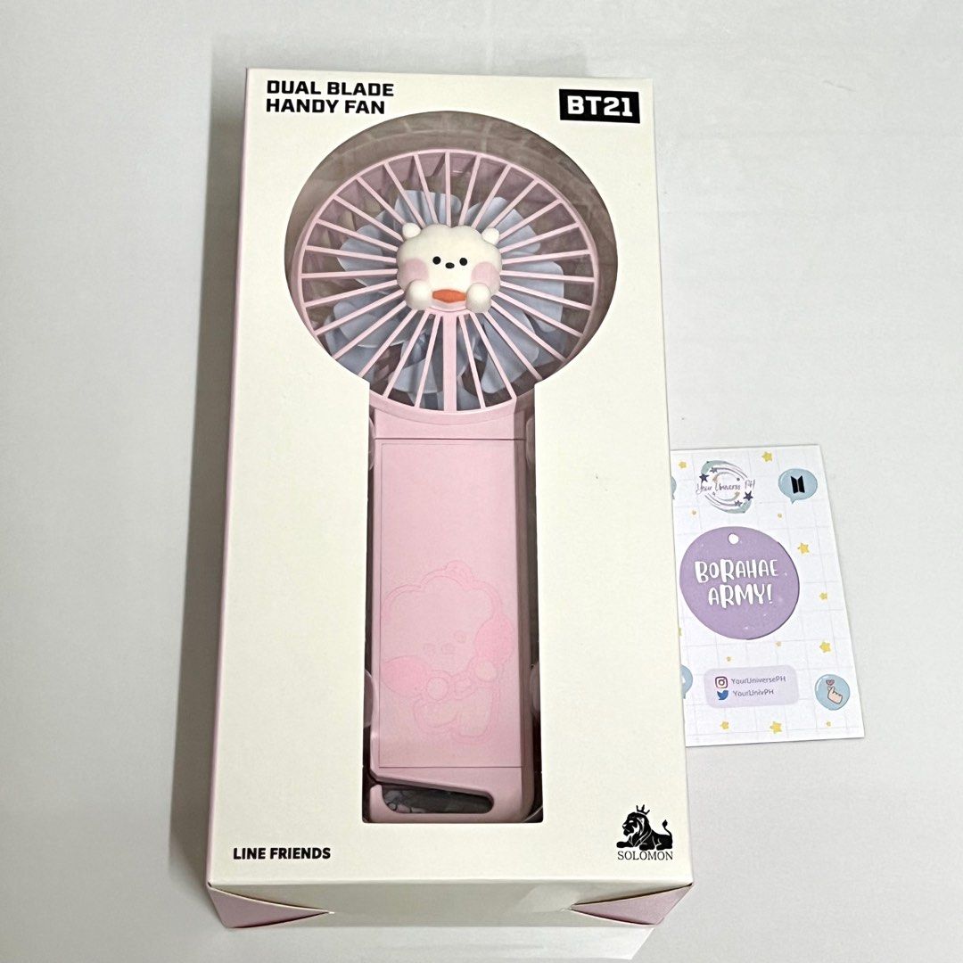BT21 Dual Blade Fan - RJ, Hobbies & Toys, Memorabilia & Collectibles, K ...