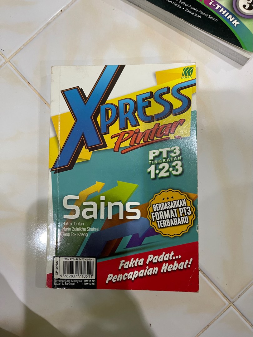 BUKU RUJUKAN SAINS KSSM PT3 TINGKATAN 1,2,3 SASBADI XPRESS PINTAR SAINS ...