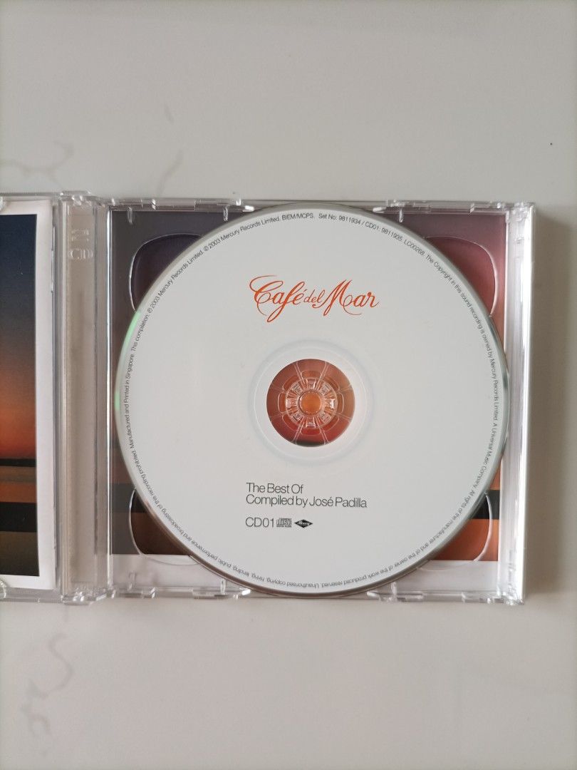 Cafe del Mar - Best of compiled by Jose Padilla (2-CD)[bo1], Hobbies & Toys, Music & Media, CDs ...