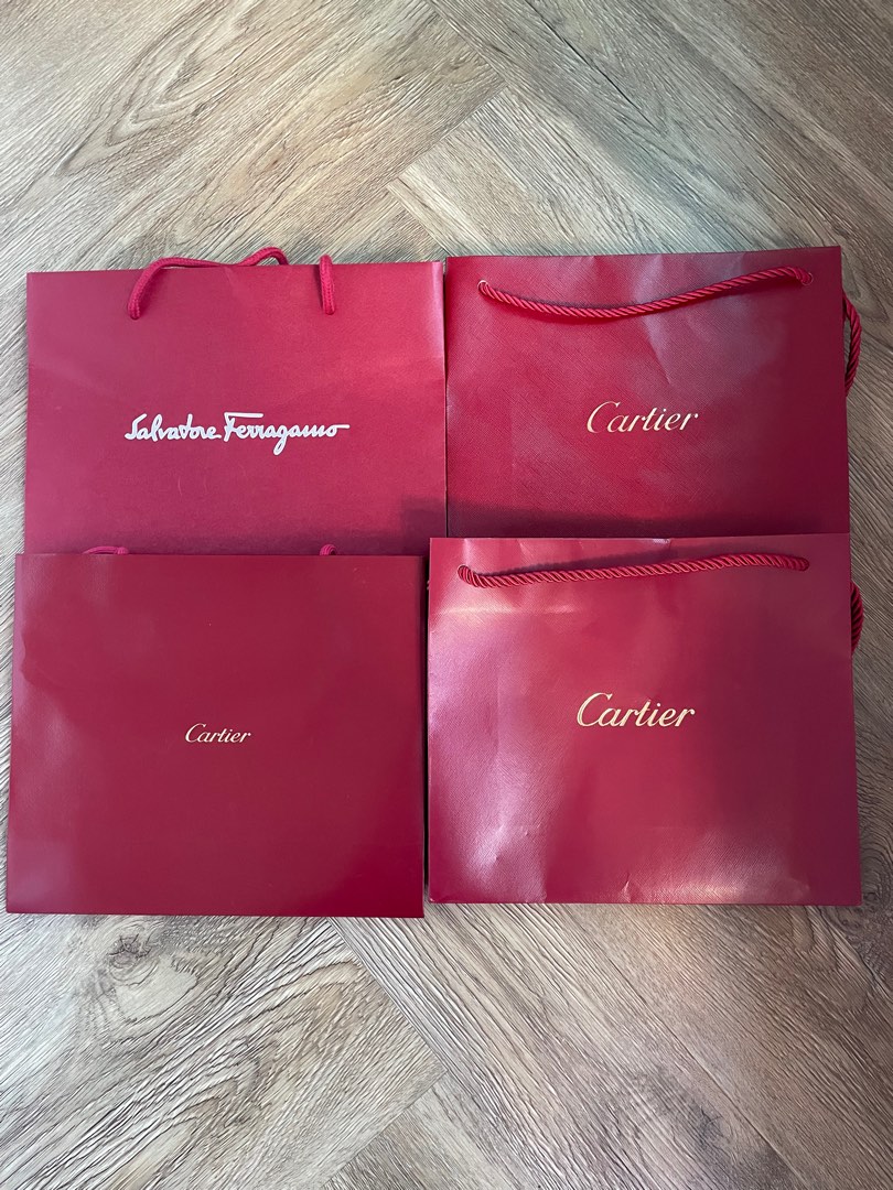 Cartier Paper Bags, Luxury, Accessories on Carousell