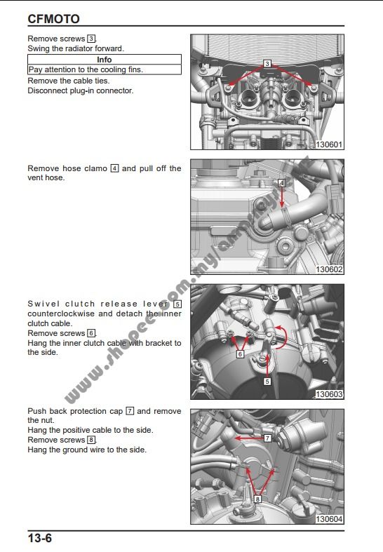 CFMOTO 800MT 2022 - 2024 Workshop Repair Service Manual, Services ...