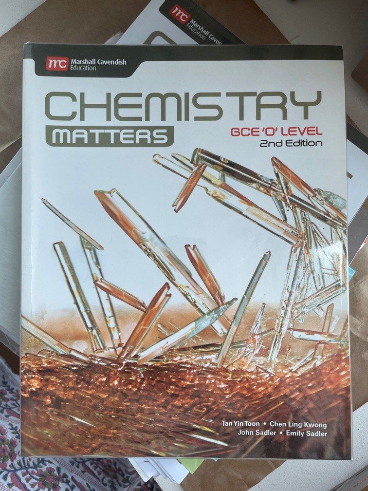 Chemistry Matters Textbook O level, Hobbies & Toys, Books & Magazines ...