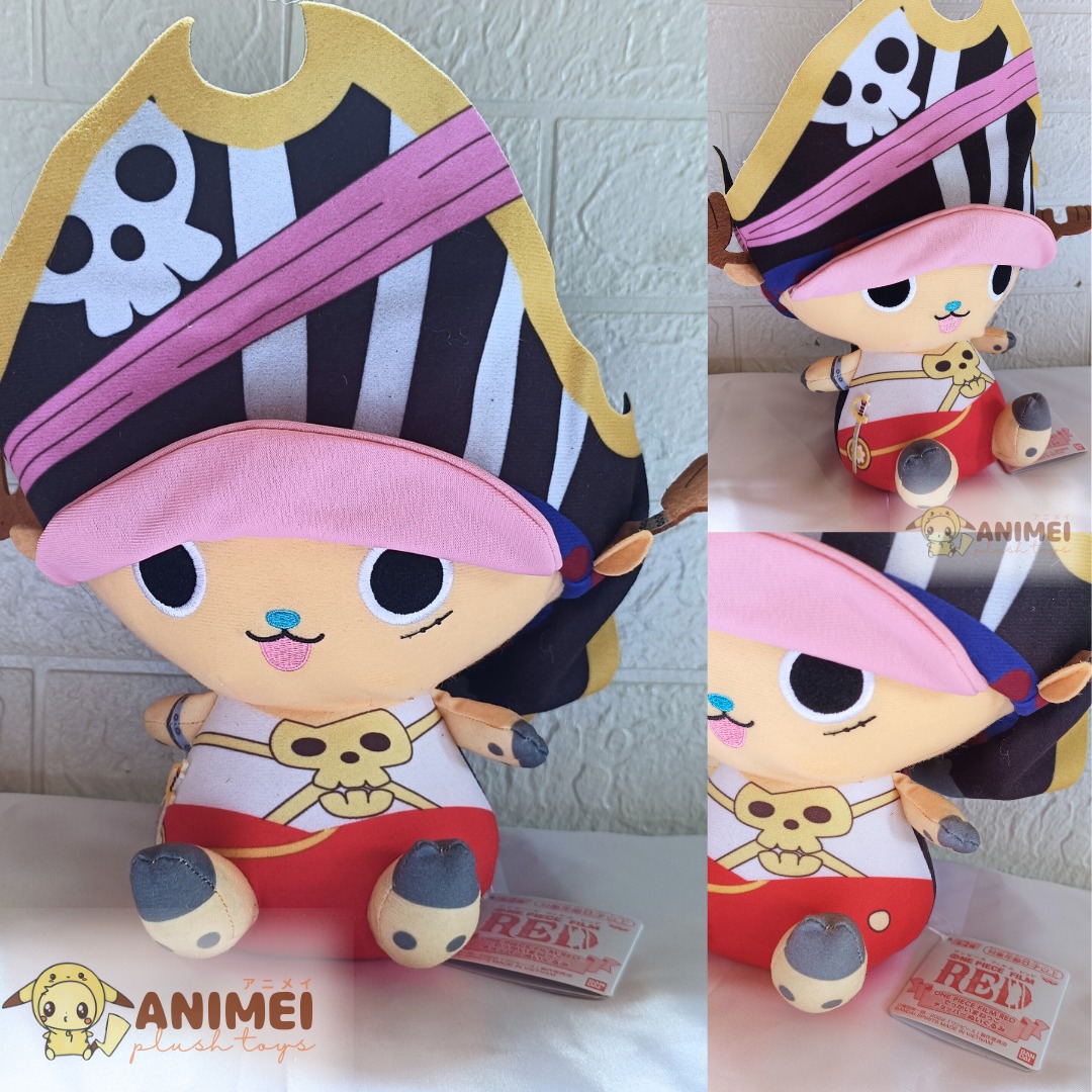 Chopper x Luffy One Piece Film Red with paper tag, 25CM, Hobbies & Toys ...