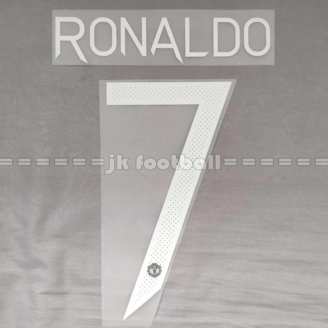 Cristiano Ronaldo 7 Name Number, Men's Fashion, Activewear on Carousell