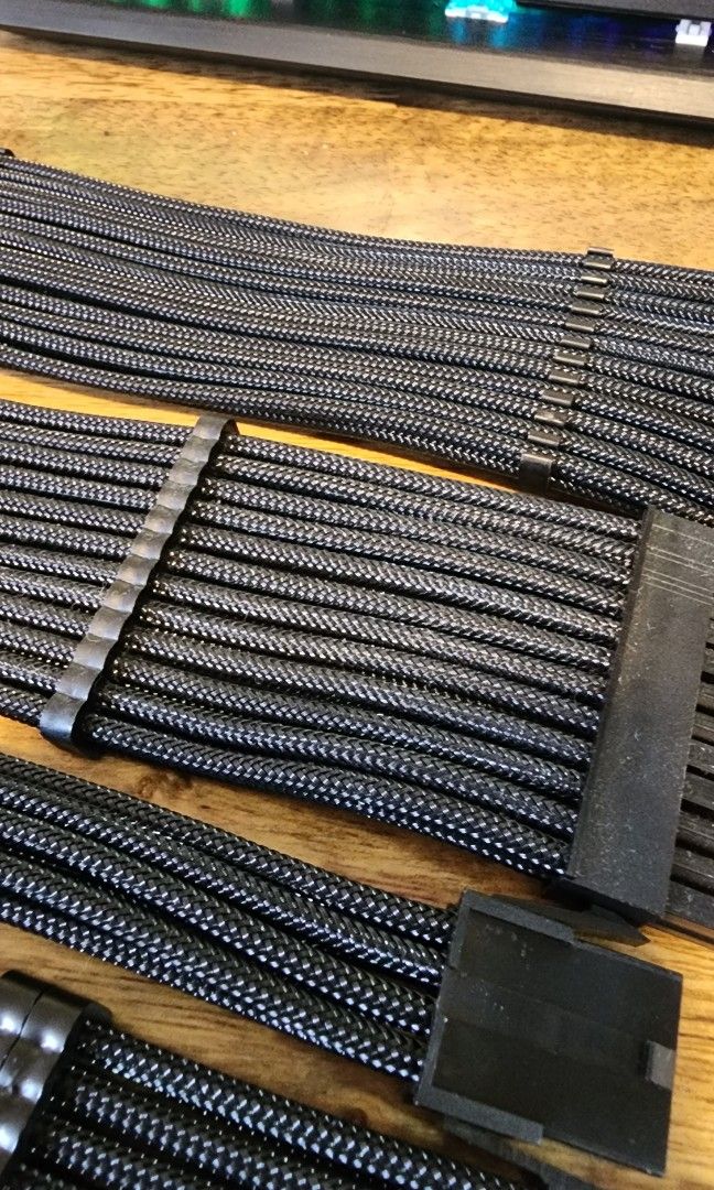 Custom Braided Psu Cables, Computers & Tech, Parts & Accessories ...