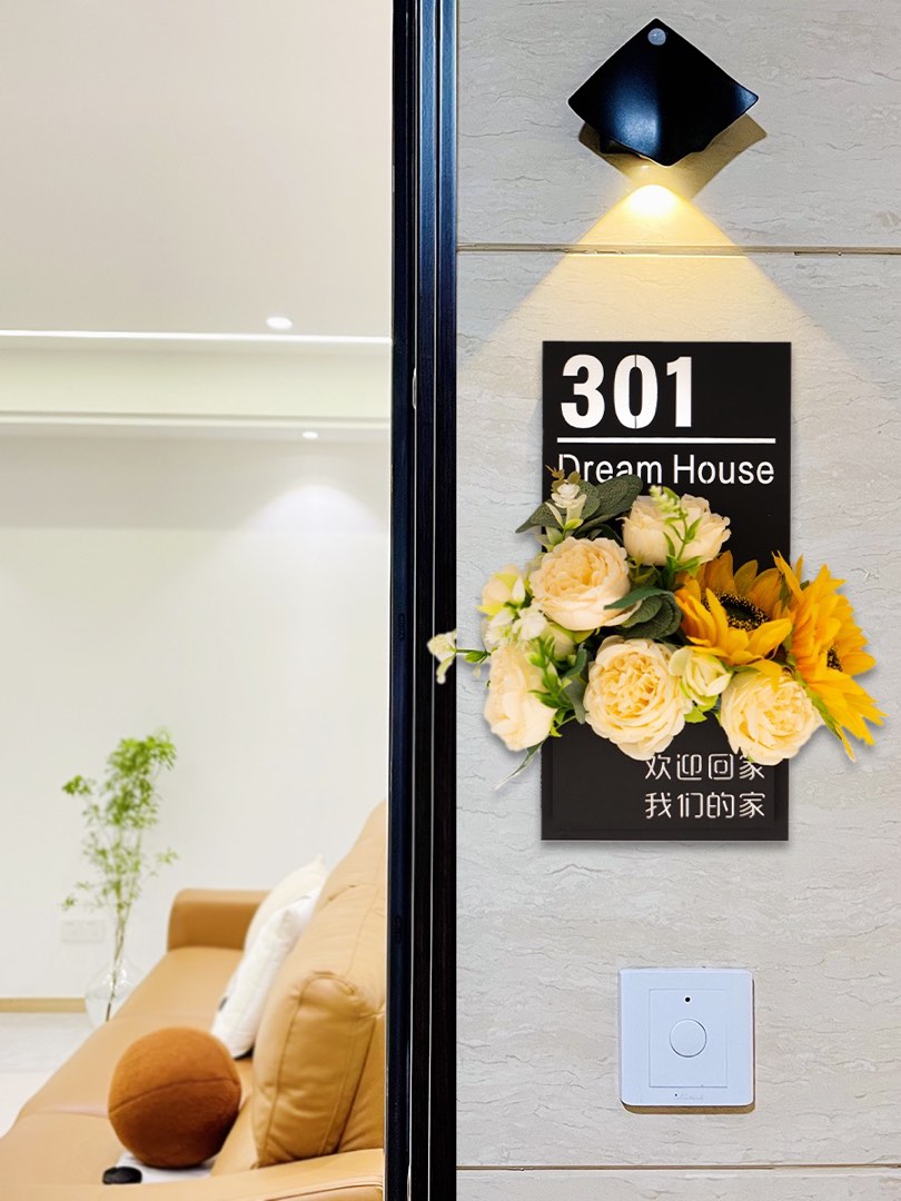 Customised Unit Sign Customised door sign/unit number signage ...