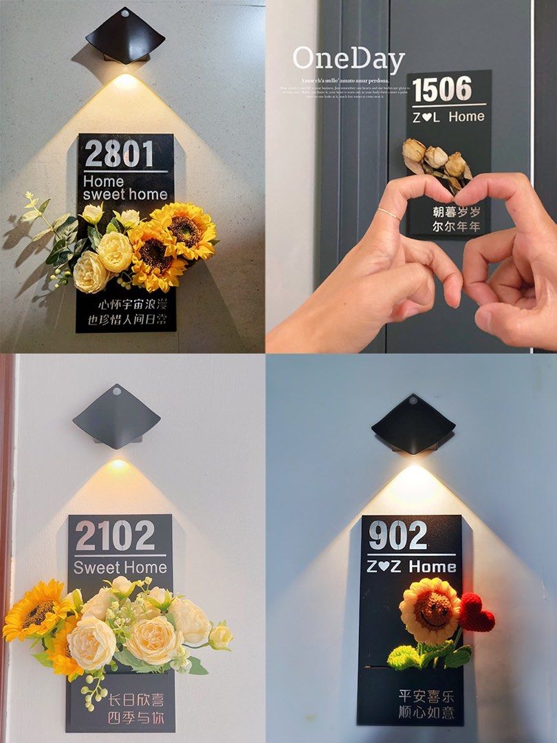 Customised Unit Sign Customised door sign/unit number signage ...