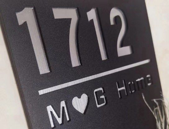 Customised Unit Sign Customised door sign/unit number signage ...