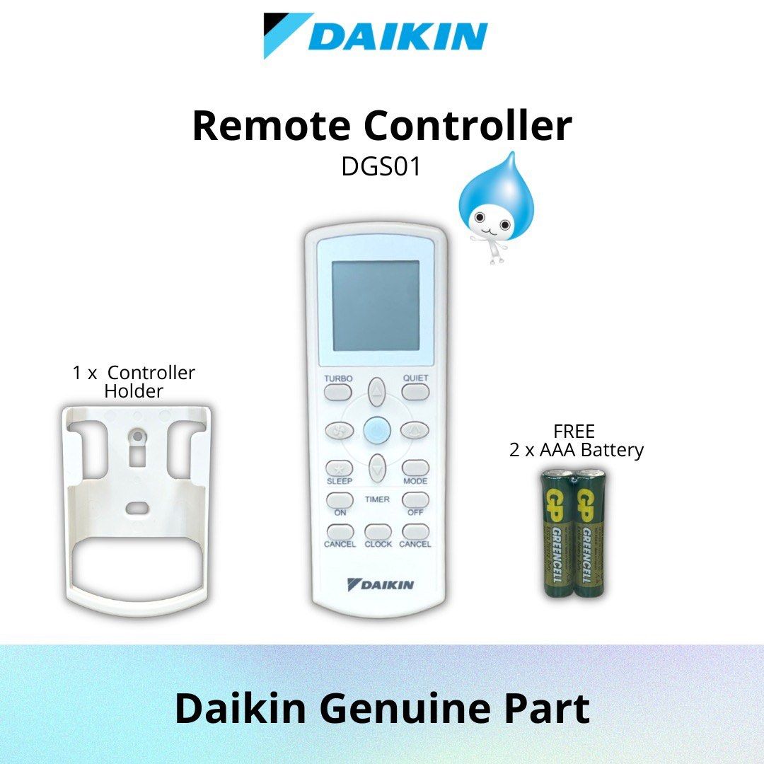 DAIKIN original air-conditioner remote controller DGS01, white, TV ...