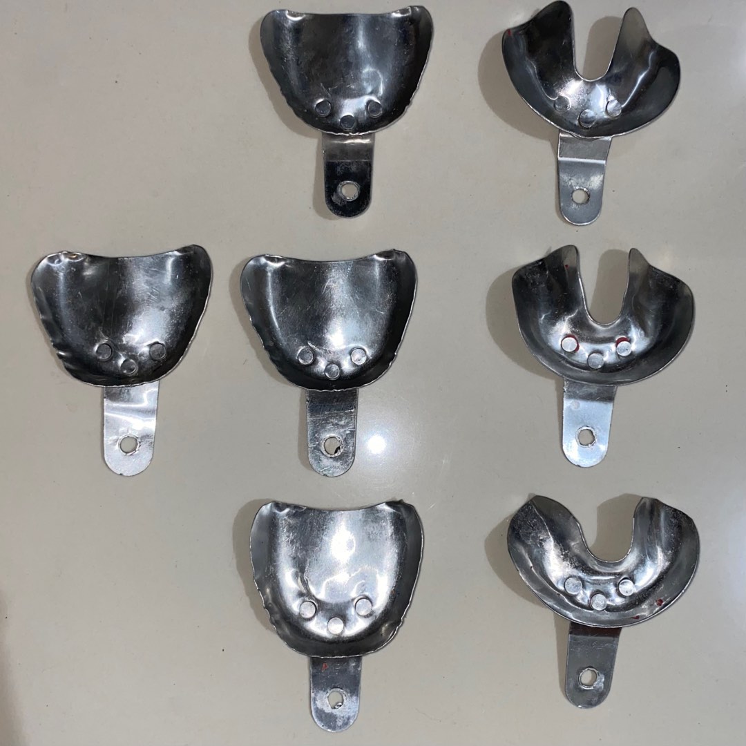 Dental Stock Tray for Modeling Compound, Health & Nutrition, Medical ...