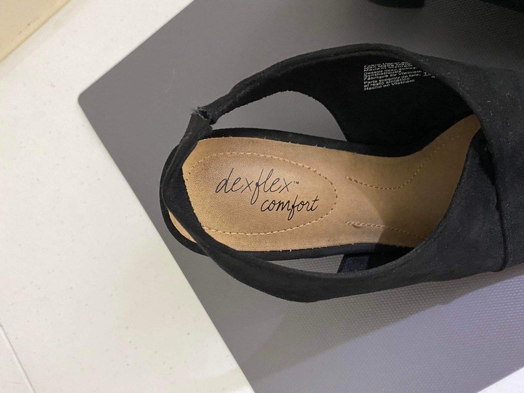 Dexflex Comfort Peep Toe Sandals, Women's Fashion, Footwear, Heels on ...