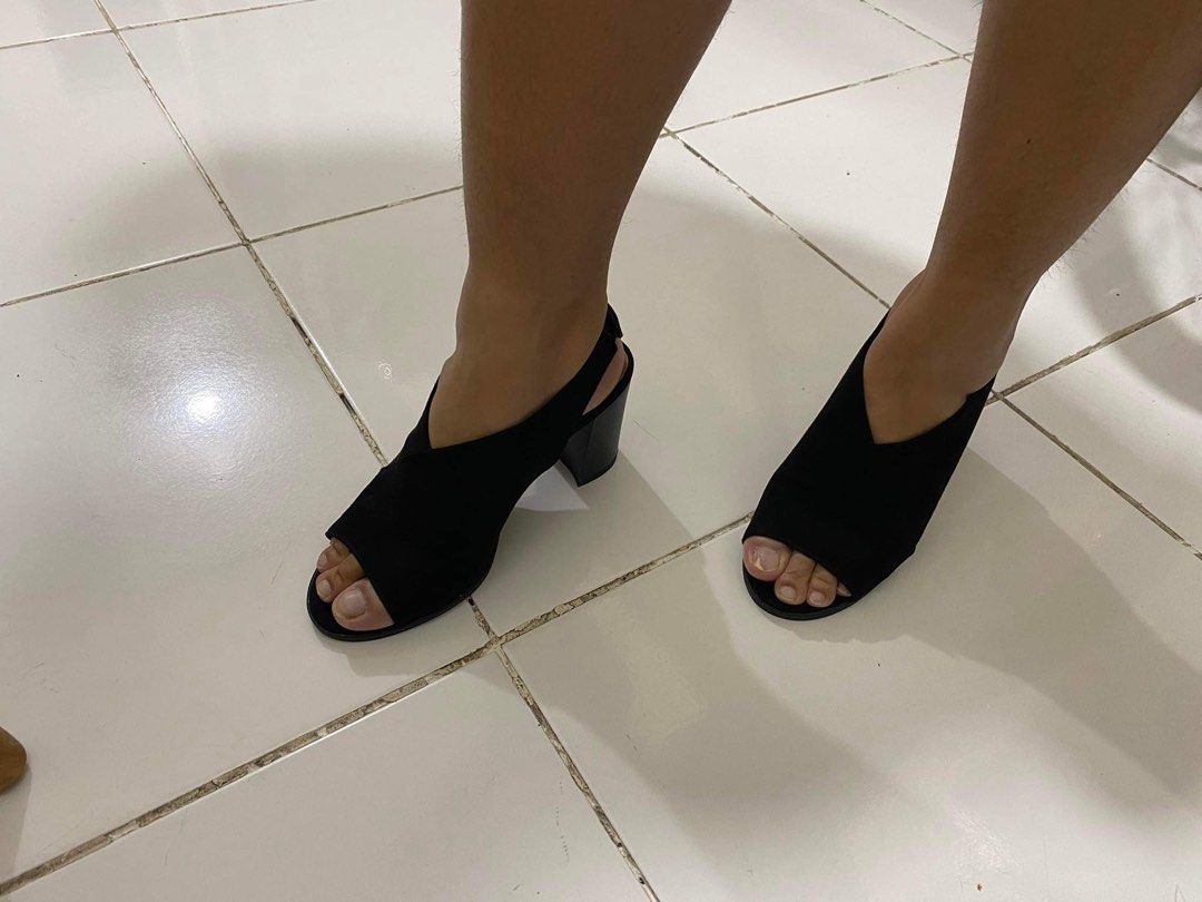 Dexflex Comfort Peep Toe Sandals, Women's Fashion, Footwear, Heels on ...