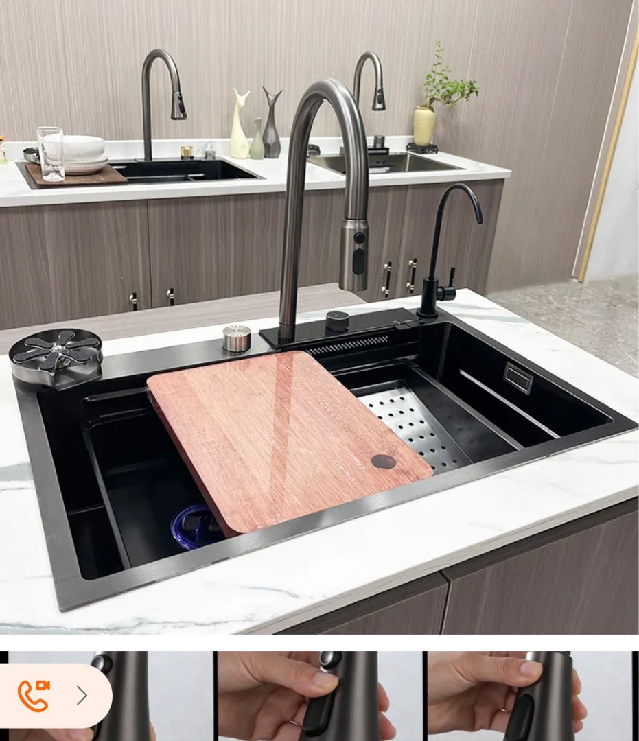 Digital Kitchen Sink W/ Fittings and Accessories, TV & Home Appliances ...