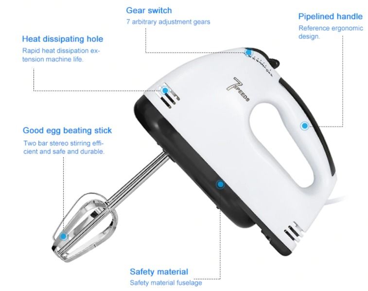 Electric hand mixer Perfect for baking cakes & mixing free delivery, TV ...