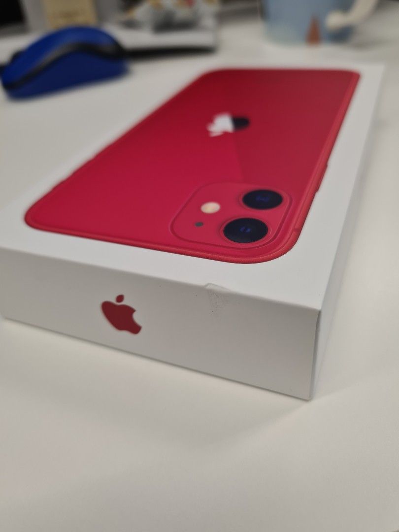 Empty box of iPhone 11 Red Color, Mobile Phones & Gadgets, Mobile ...