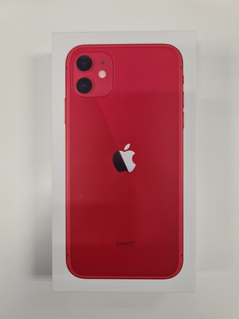 Empty box of iPhone 11 Red Color, Mobile Phones & Gadgets, Mobile ...
