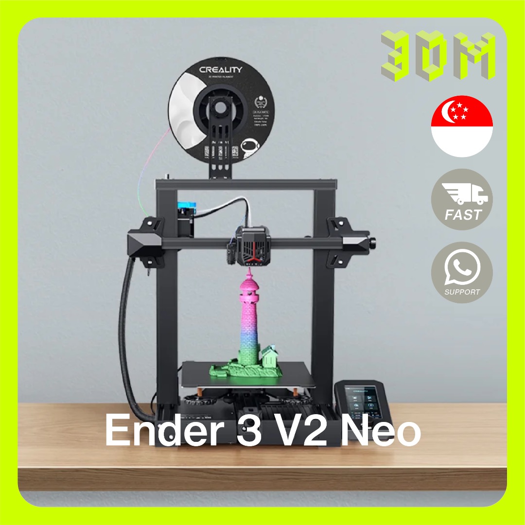 Creality Ender 3 V2 Neo - Easy & Accurate 3D Printing, Computers & Tech, Printers, Scanners ...