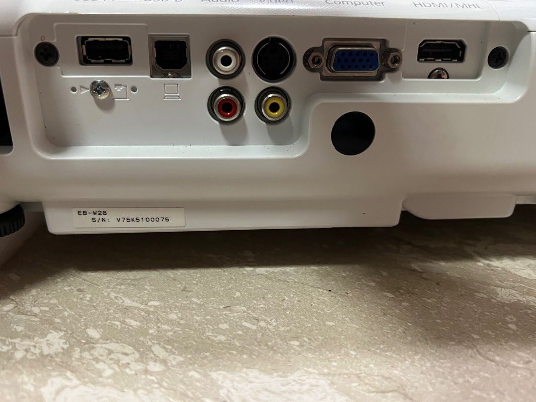 EPSON Multimedia Projector (EB-W28), TV & Home Appliances, TV ...