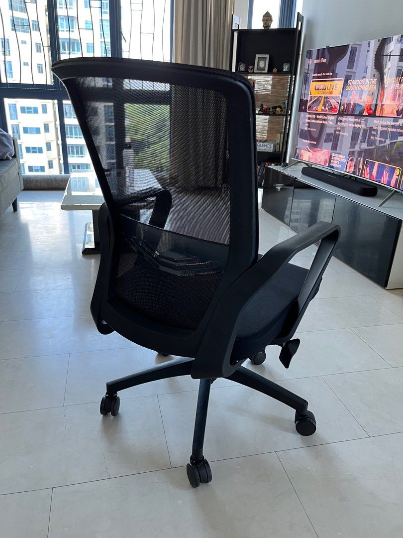 Ergonomic Office Chair, Table and colour printer, Furniture & Home ...